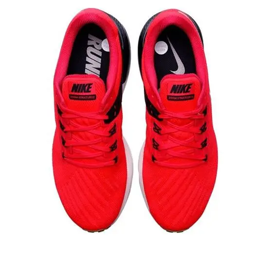 Nike Zoom Structure 22 Low Top Athletic Sneakers - Red Orbit