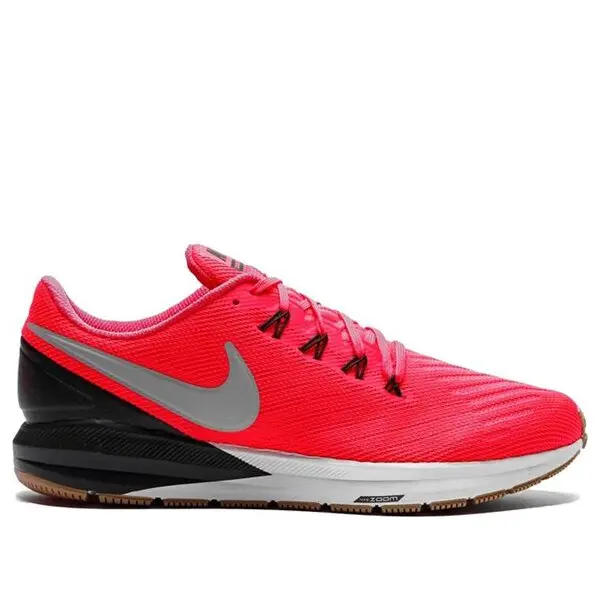 Nike Zoom Structure 22 Low Top Athletic Sneakers - Red Orbit