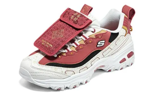 Sketchers D'lites Cny Sneakers - White/black/red