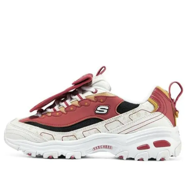 Sketchers D'lites Cny Sneakers - White/black/red