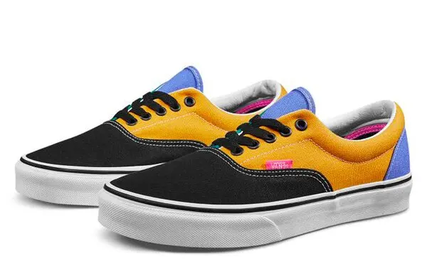 VANS Era 'mix & Match' Sneakers - Black/yellow/blue