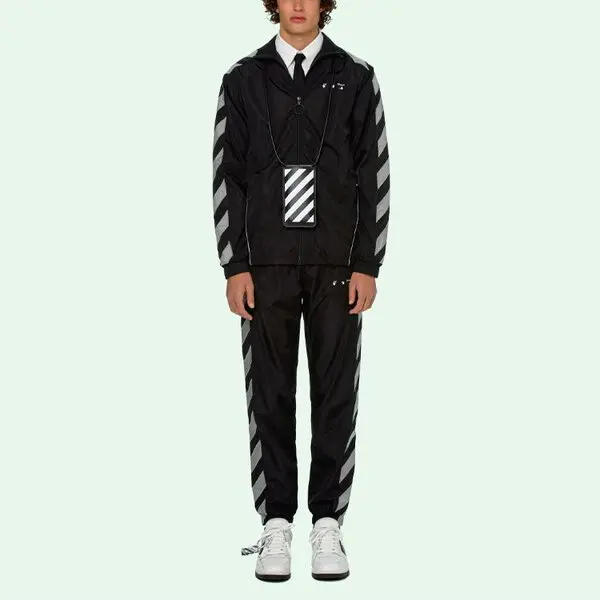 Off-White Side Sleeve Stripe Track Jacket