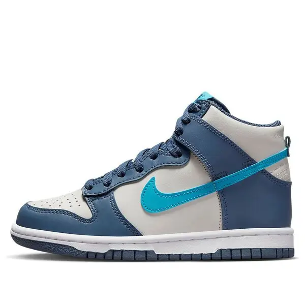 Nike Dunk High Sneakers - Light Bone/blue Lightning/diffused Blue
