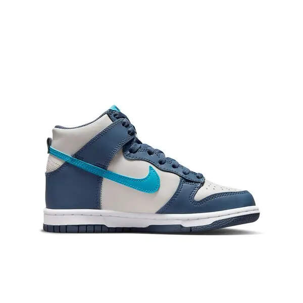 Nike Dunk High Sneakers - Light Bone/blue Lightning/diffused Blue