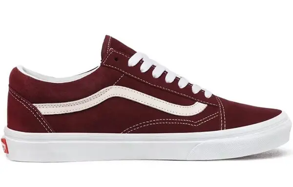 VANS Old Skool Suede Low Top Sneakers - Wine Red
