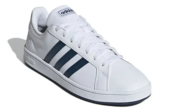 Adidas Grand Court Base Sneakers - White/blue