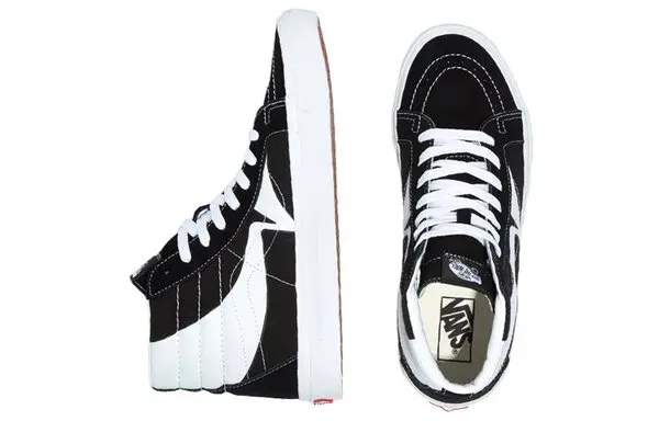 VANS Sk8-hi Reissue "warp" High-top Sneakers - Black/white