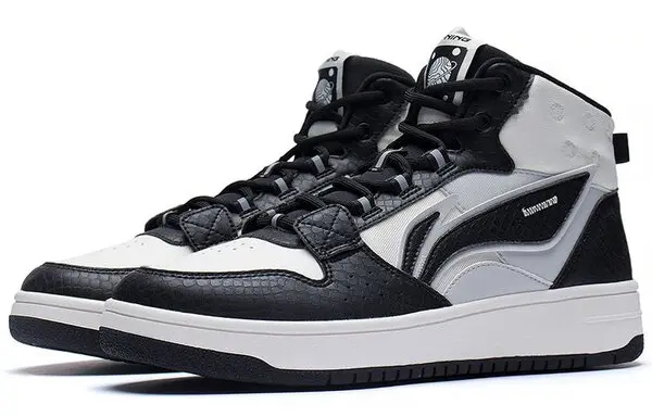 LI-NING San Yuan High 3m Sneakers - Black/white/grey