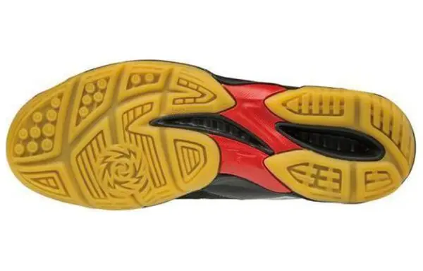 Mizuno Thunder Blade Athletic Sneakers - Black/red