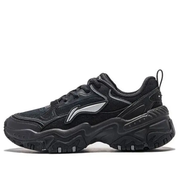 LI-NING Brown Sugar" Black Sneakers - Black/grey