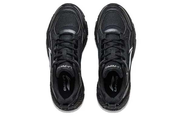 LI-NING Brown Sugar" Black Sneakers - Black/grey