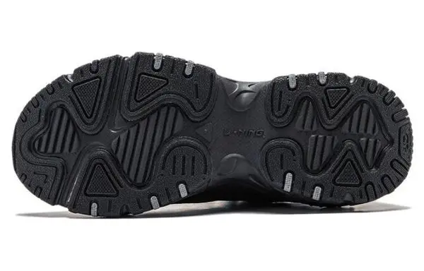 LI-NING Brown Sugar" Black Sneakers - Black/grey