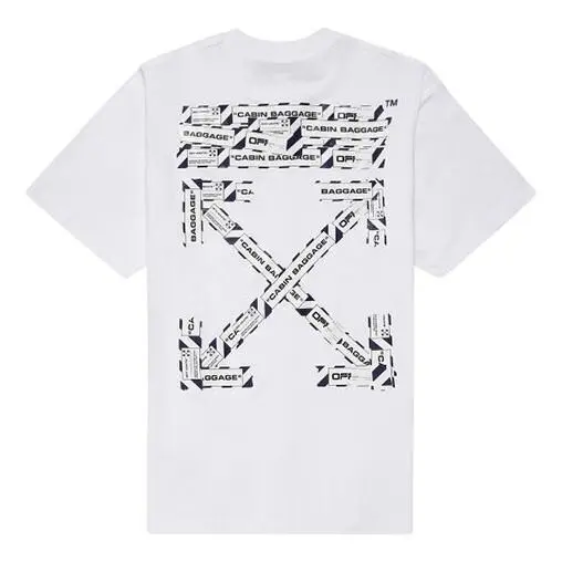 Off-White Ss20 Arrows Logo Print Oversized T-shirt - White