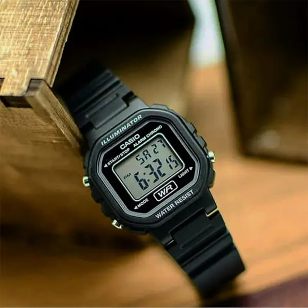 Casio Digital Quartz Watch With Strap - Black