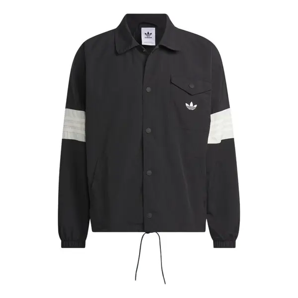 Adidas Originals 3 Coach Jacket - Black/white