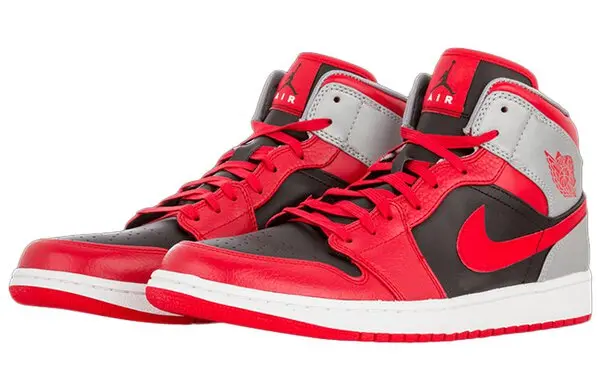 JORDAN 1 Mid Sneakers - Red