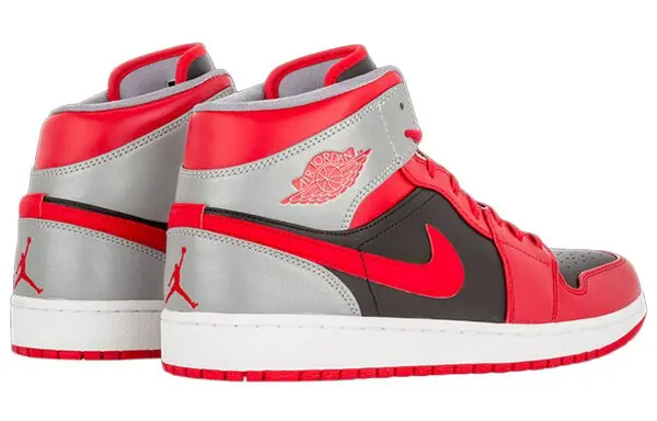 JORDAN 1 Mid Sneakers - Red