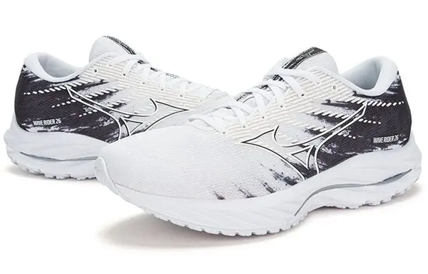 Mizuno Wave Rider 26 Sneakers - Black/white