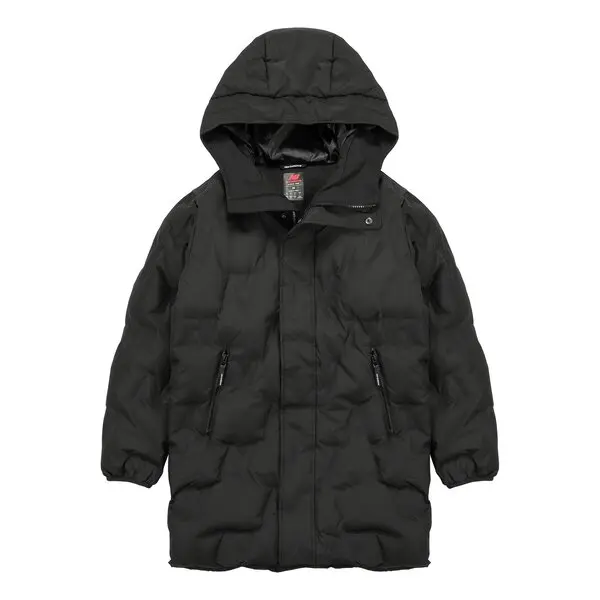 NEW BALANCE Long Down Puffer Jacket - Black