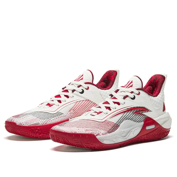 ANTA Kai 1 Speed 'father And Son' Sneakers - White/red/grey