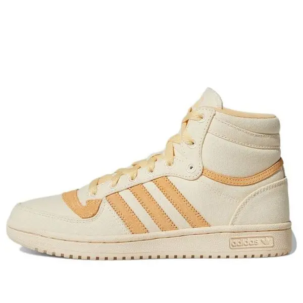 Adidas Originals Top Ten Rb High Top Sneakers - Cream/orange