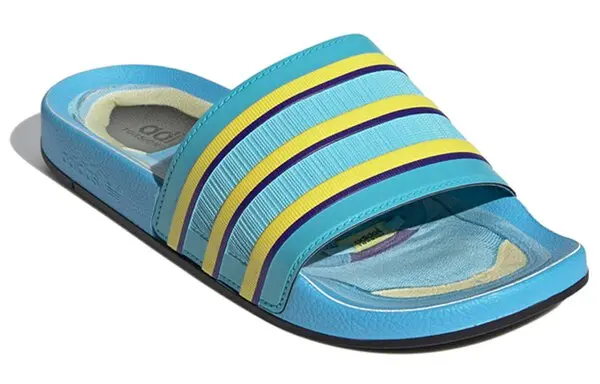 Adidas Adilette Slides Premium 'zx 8000 - Blue/yellow