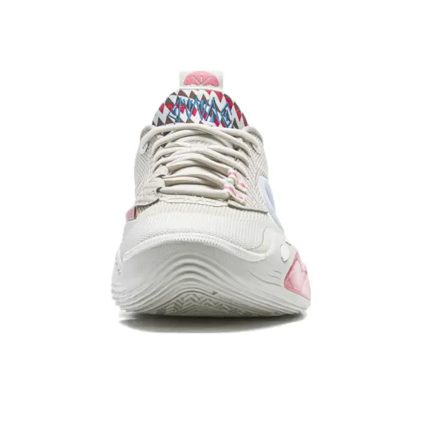 LI-NING Wade All City "origin" Athletic Sneakers - Beige/red/blue