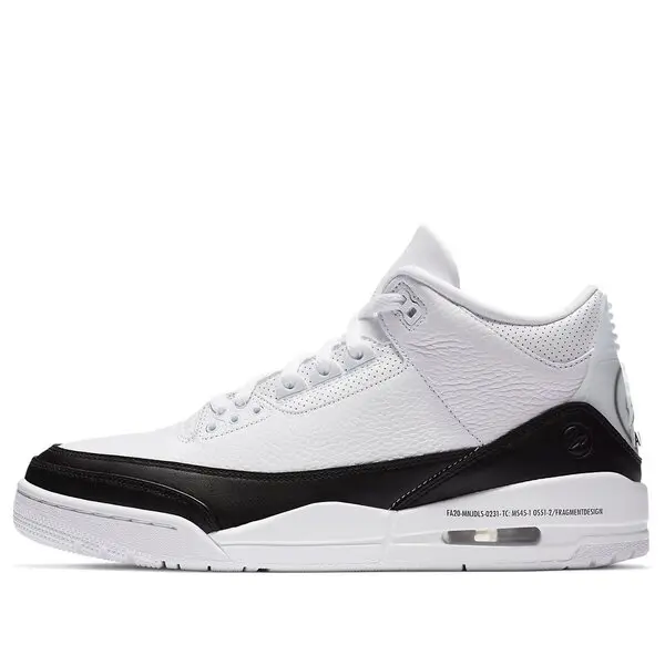 JORDAN X Fragment Design 3 Retro Sp Sneakers - White/black