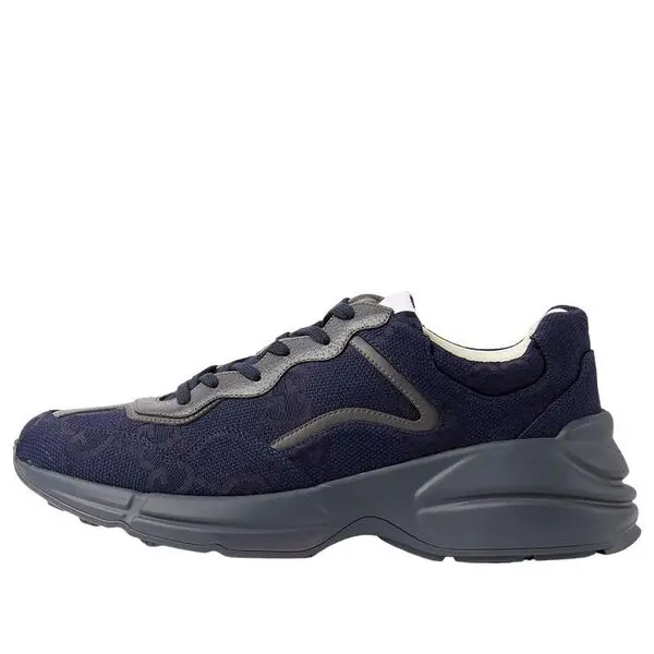 Gucci Rhyton Maxi Gg Supreme Sneaker - Navy/grey
