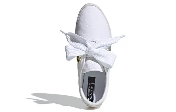 Adidas Sleek Low Sneakers With Gold Metallic Detail