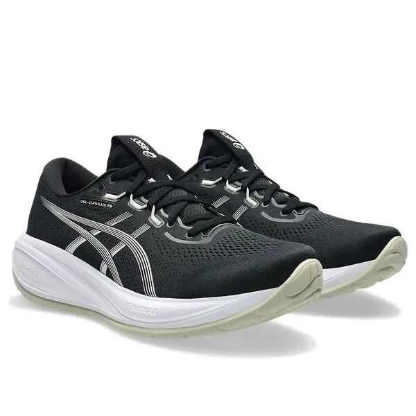 Asics Gel-cumulus 28 Extra Wide Athletic Sneakers - Black/white