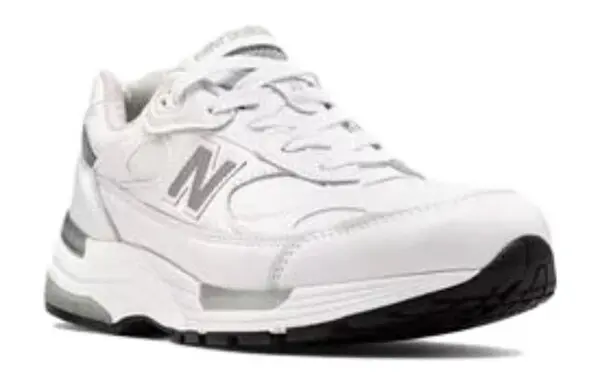 NEW BALANCE 992 Made In Usa Athletic Sneakers - White/gray