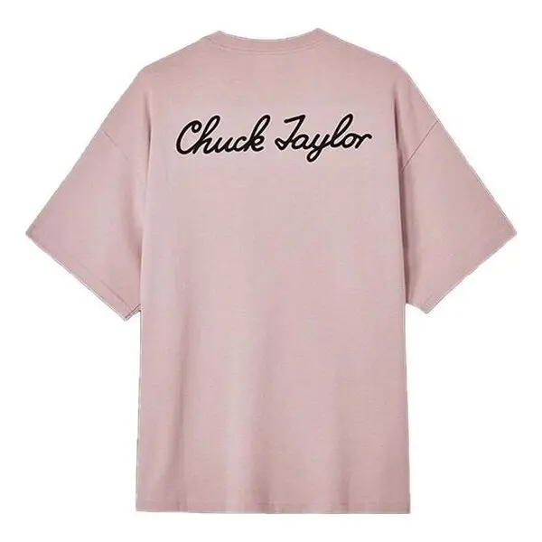 CONVERSE Chuck Taylor Sneaker Patch Crew Neck T-shirt Asia Sizing - Pink