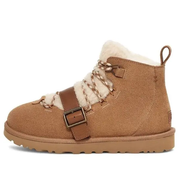 UGG Dune Mini Shearling Boots - Chestnut