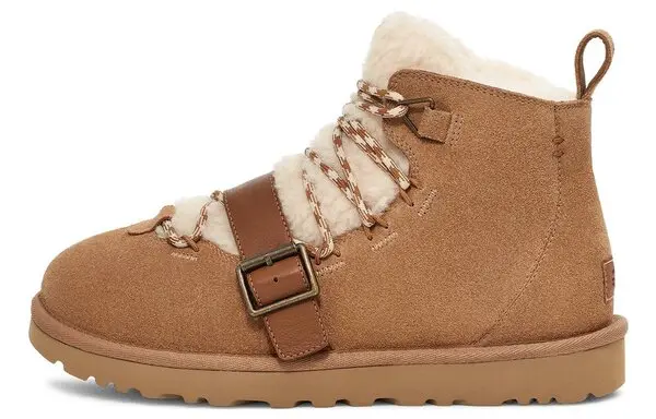 UGG Dune Mini Shearling Boots - Chestnut