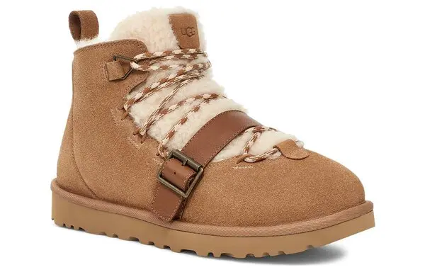 UGG Dune Mini Shearling Boots - Chestnut