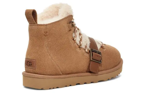 UGG Dune Mini Shearling Boots - Chestnut