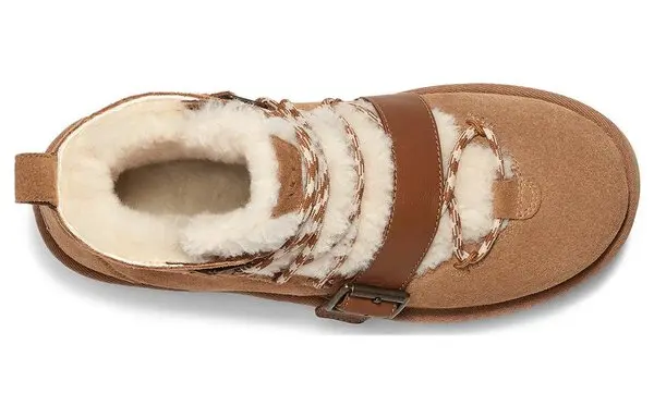 UGG Dune Mini Shearling Boots - Chestnut