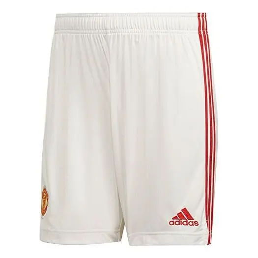 Adidas Manchester United Football Shorts - White/red