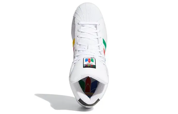 Adidas Pro Model High Top Sneakers - Whiteblue