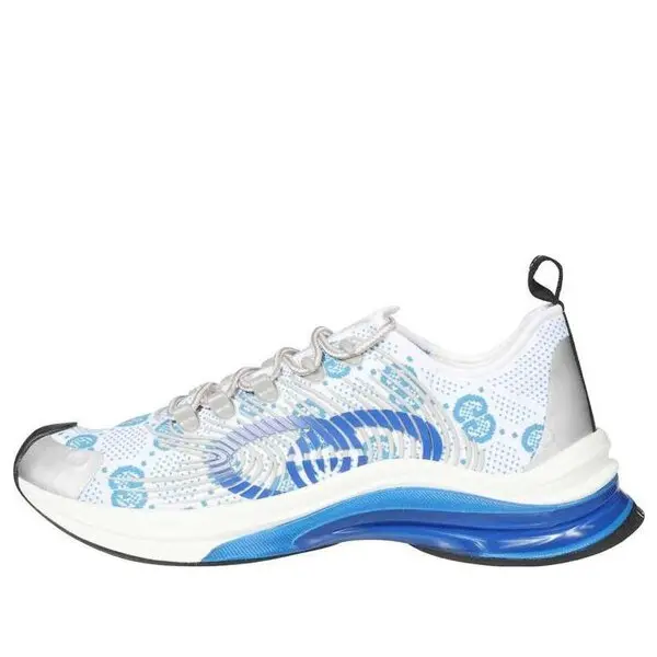Gucci Run Sneaker - White/blue