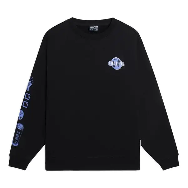 LI-NING Badfive Graphic Sweatshirt - Black/multi-color