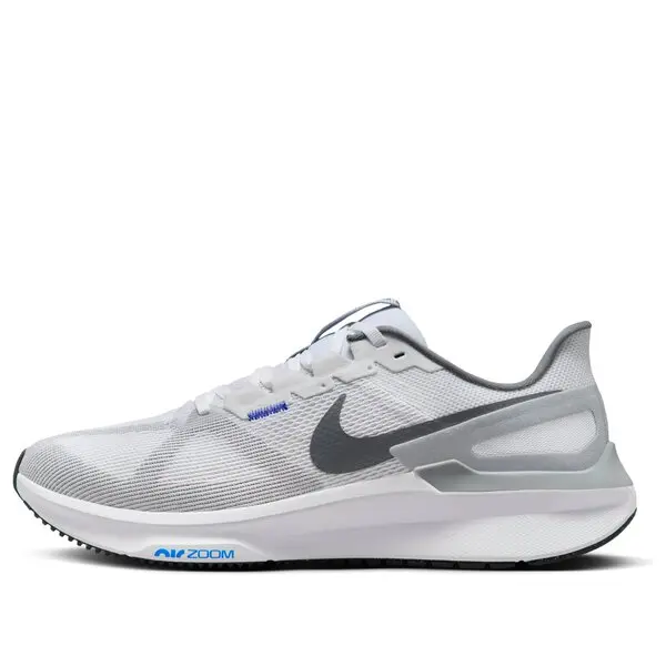 Nike Zoom Structure 25 Athletic Sneakers - White/grey/blue