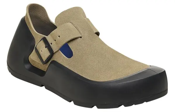 BIRKENSTOCK Reykjavik Buckled Nubuk Leather Shoes - Tan/black