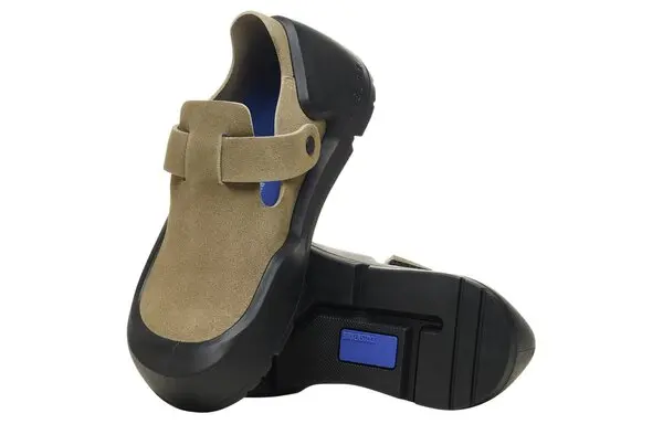 BIRKENSTOCK Reykjavik Buckled Nubuk Leather Shoes - Tan/black