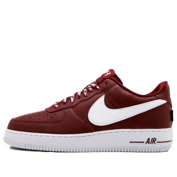 Nike Force 1 Low Top Sneakers - Red/white