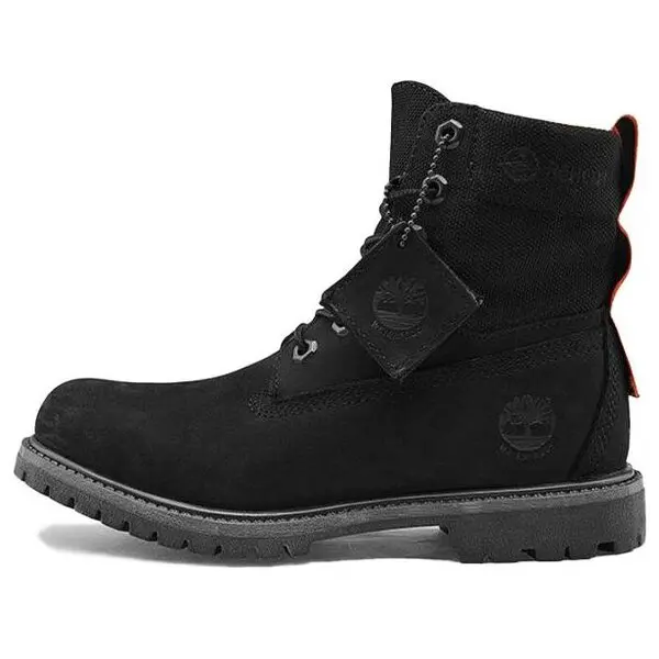 Timberland Rebotl Inch Wide-fit Nubuck Lace Up Boots - Black