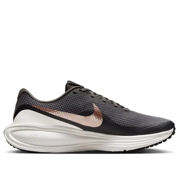 Nike Revolution Athletic Sneakers - Medium Ash/metallic Red
