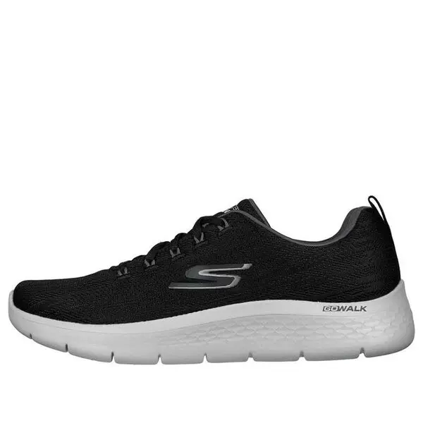 Sketchers Go Walk Flex Lace Up - Black/grey