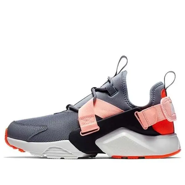 Nike Huarache City Low Athletic Sneakers - Grey/red